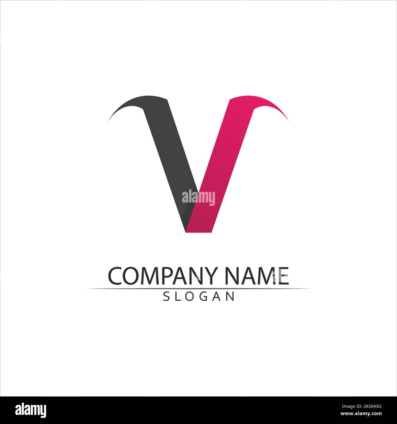 V circle icon vector vectors hi-res stock photography and images - Alamy