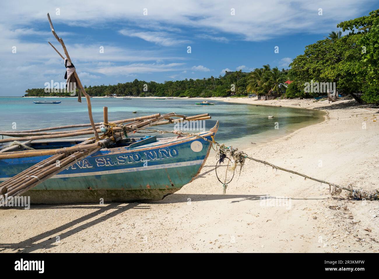Bangka boat in the Philippines on island Siquijor Stock Photo - Alamy