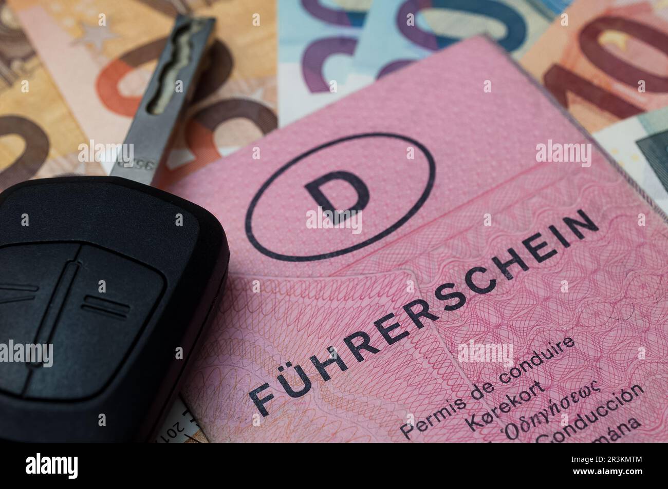 Driver's license exchange at the driver's license office Stock Photo ...