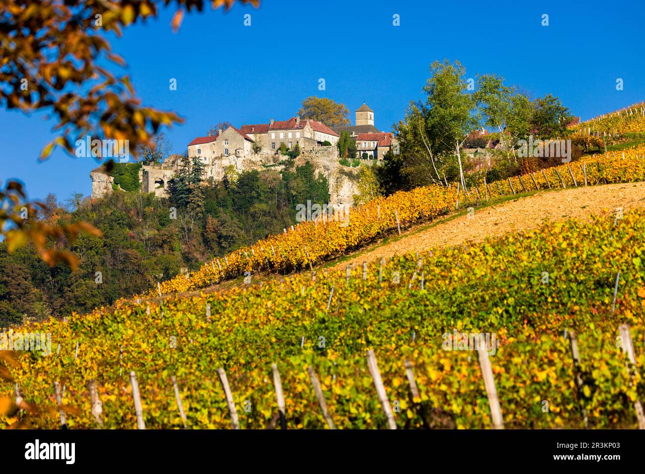 Chateau-Chalon, 'Most beautiful village in France', AOC vineyard ...