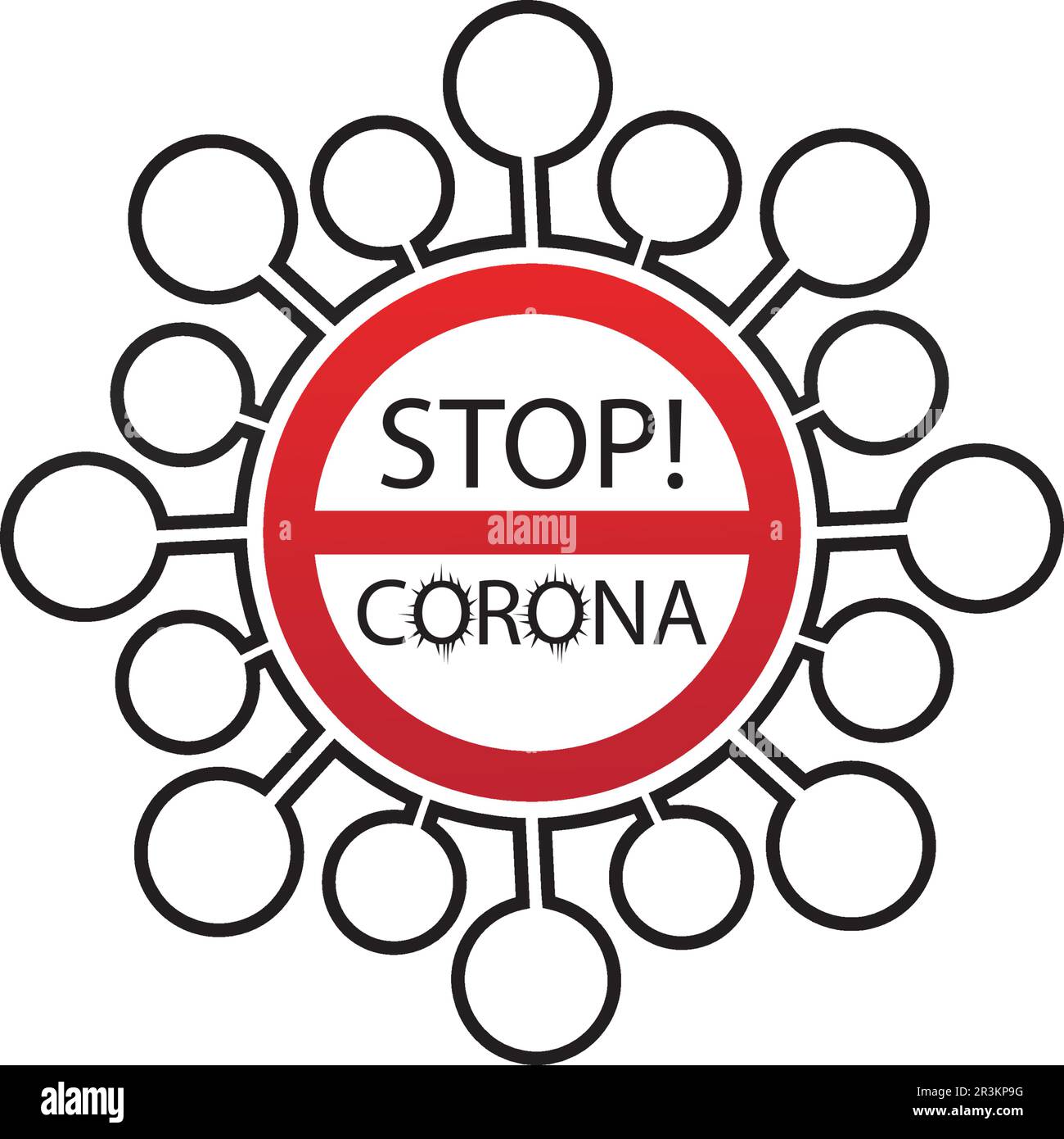 virus corona virus vector and mask design logo viral vector and design ...