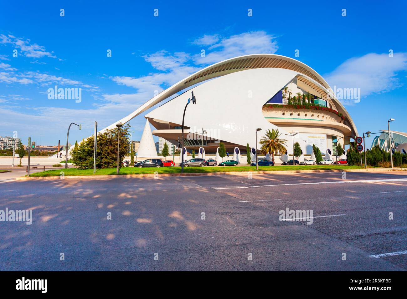 Valencia, Spain - October 15, 2021: Palau de les Arts Reina Sofia or ...