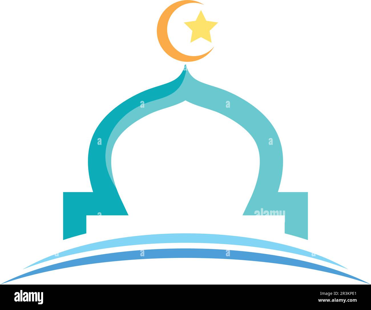 Mosque ramadhan and islamic design arabian logo Stock Vector Image ...