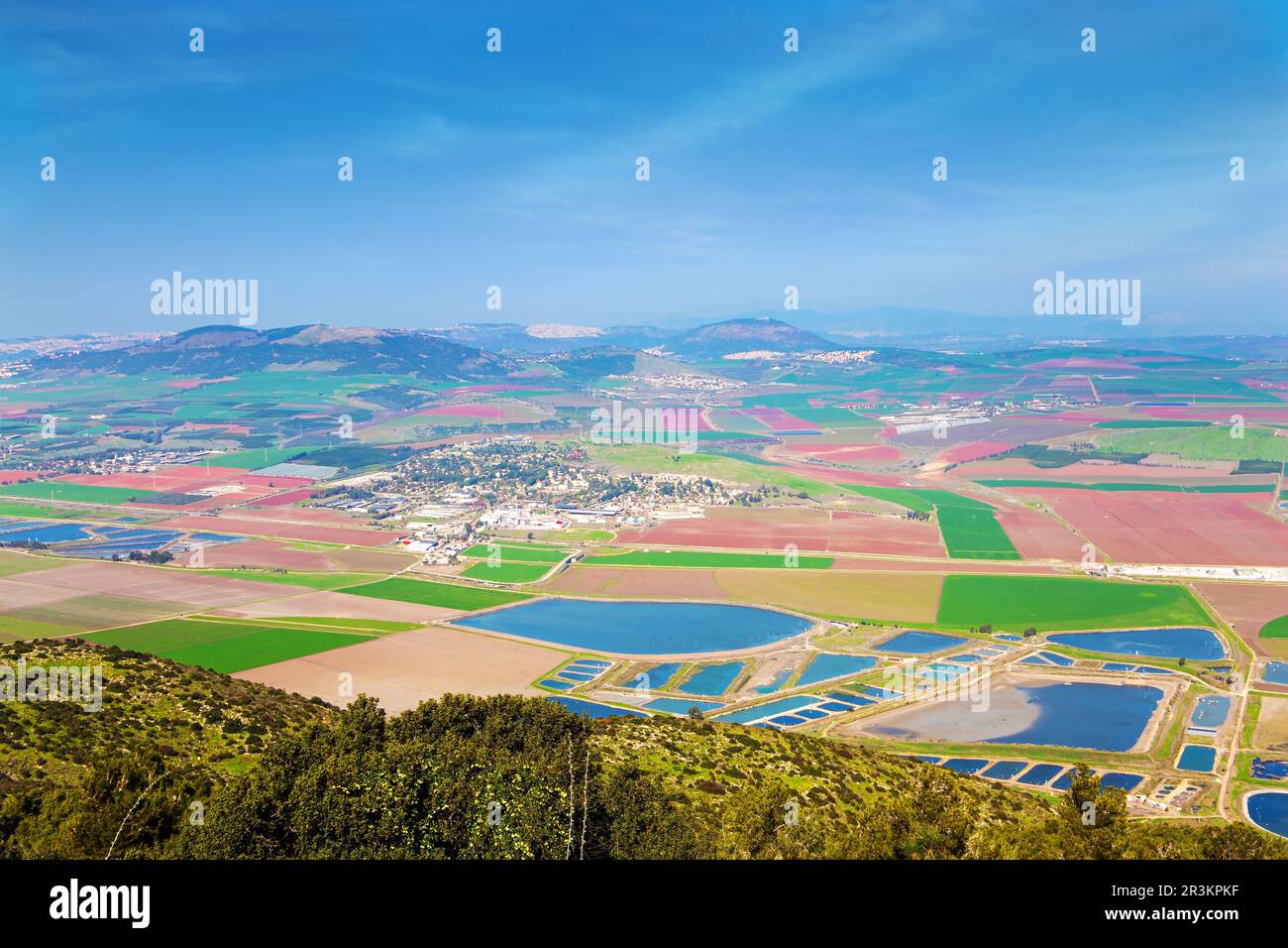 Jezreel Valley in the Lower Galilee Stock Photo - Alamy