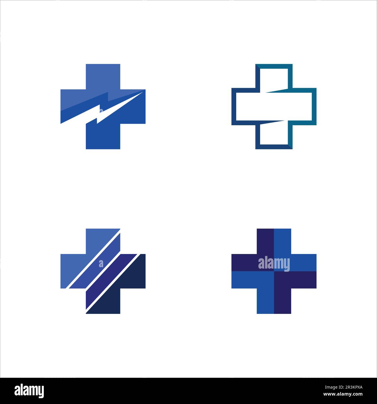 Hospital logo and symbols template icons app Stock Vector Image & Art ...