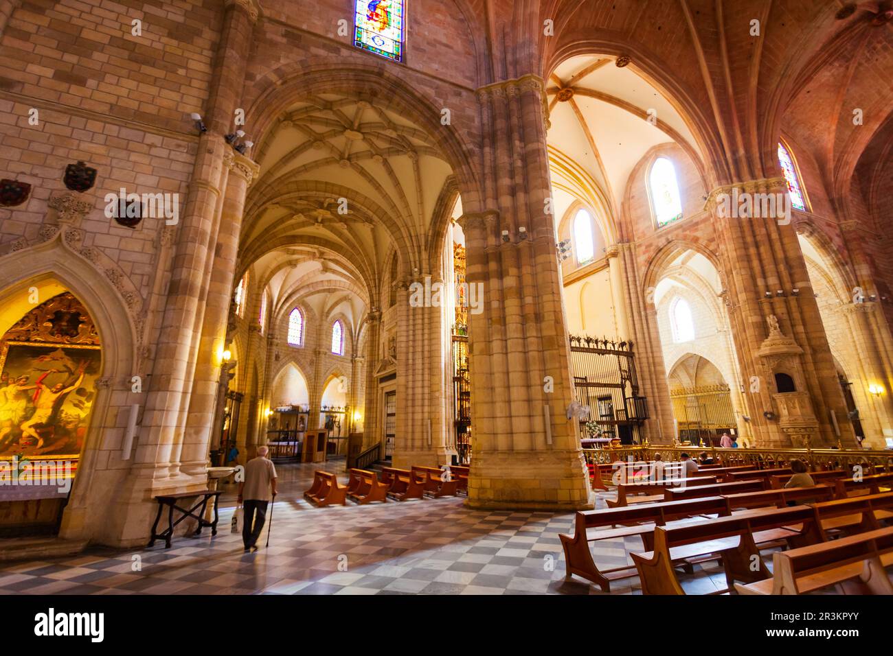 Murcia, Spain - October 19, 2021: Murcia Cathedral interior. Murcia is ...