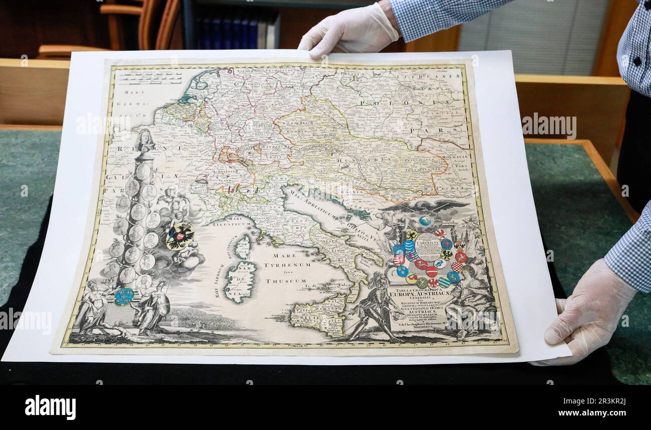 Habsburg map hi-res stock photography and images - Alamy