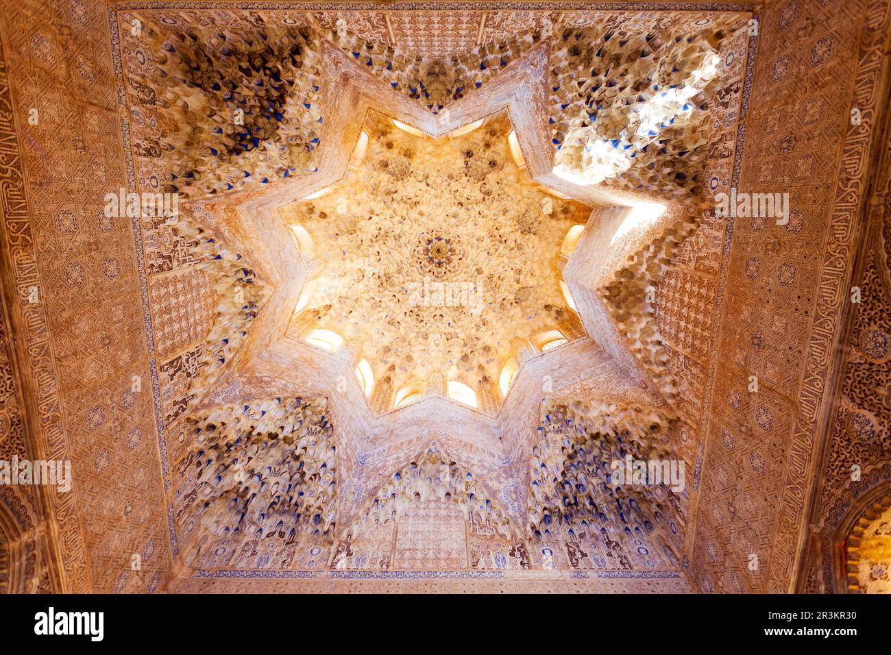 Granada, Spain - October 20, 2021: The Alhambra Palace interior ...