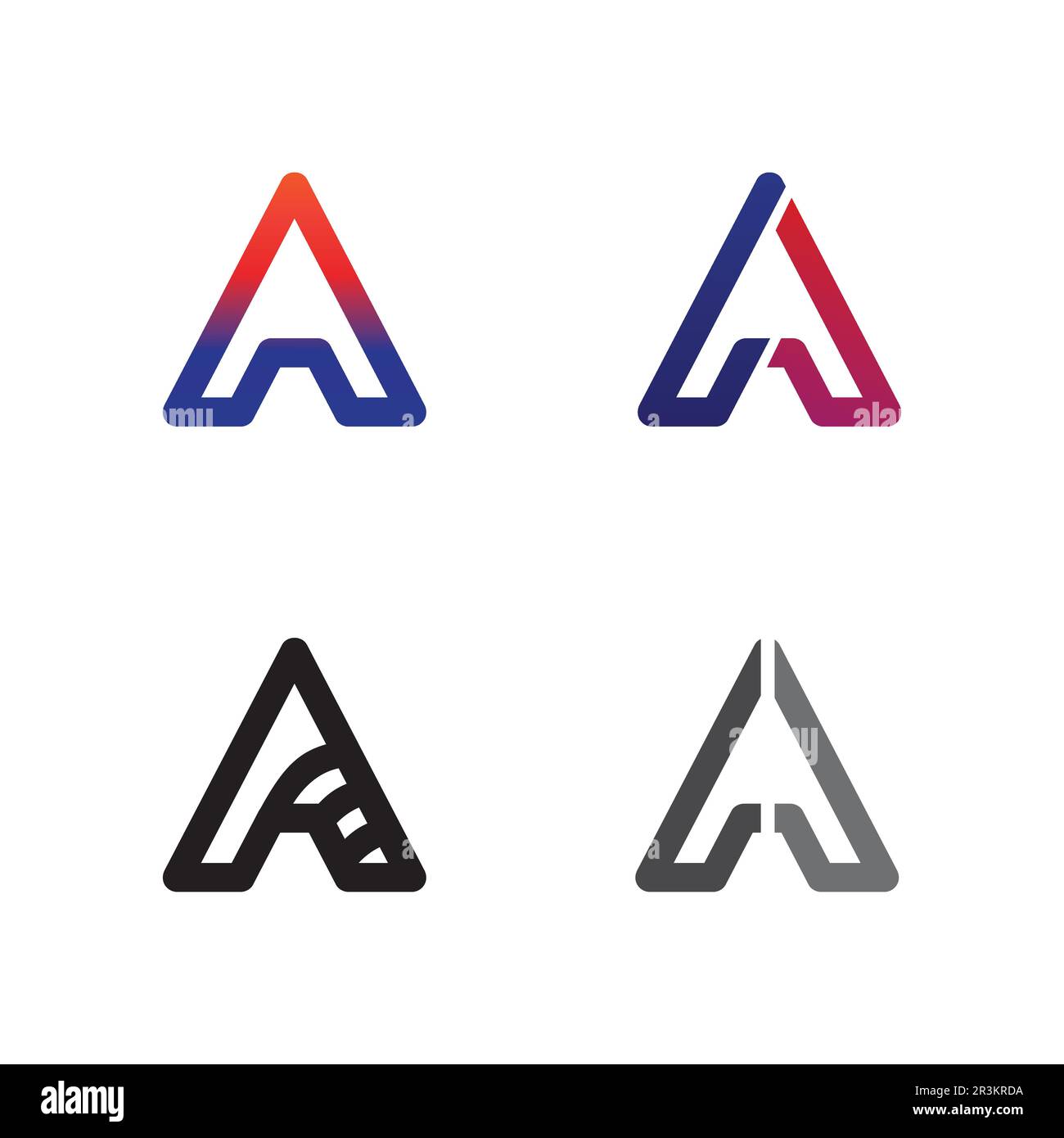 Vector illustration font Stock Vector Images - Alamy