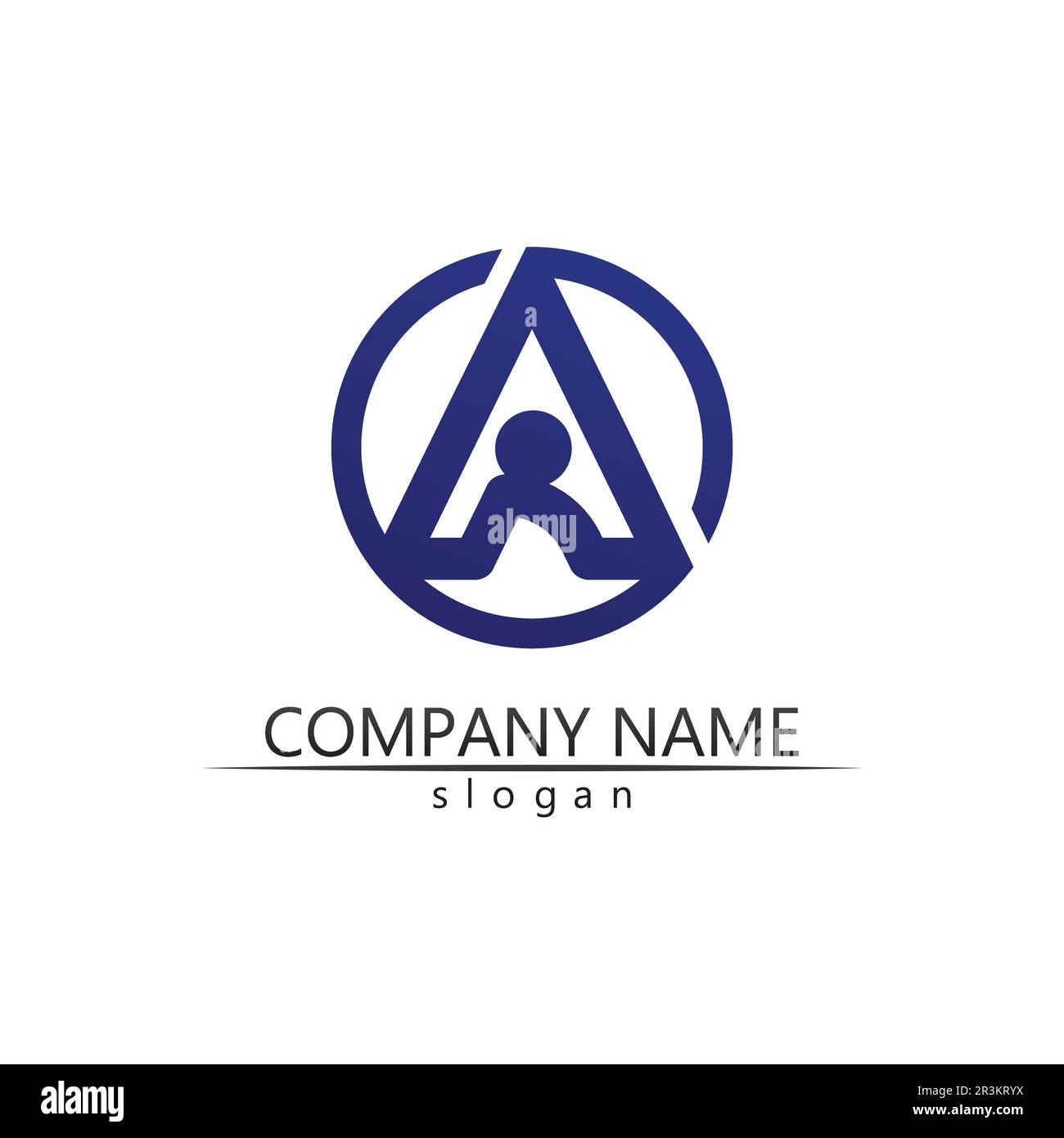 Simple a logo design hi-res stock photography and images - Alamy