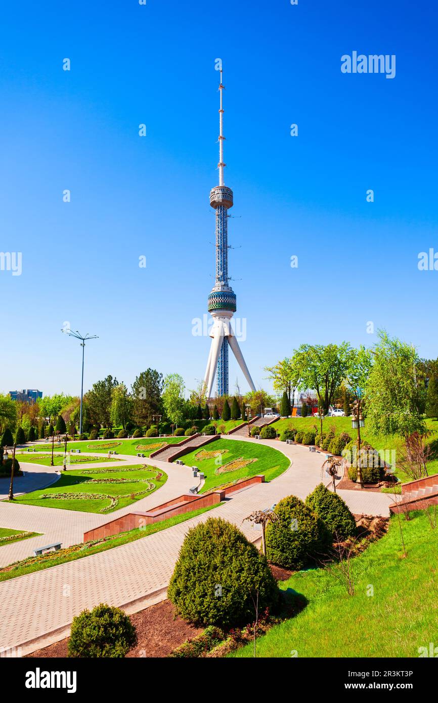 Tashkent, Uzbekistan - April 11, 2021: The Tashkent Television TV Tower ...