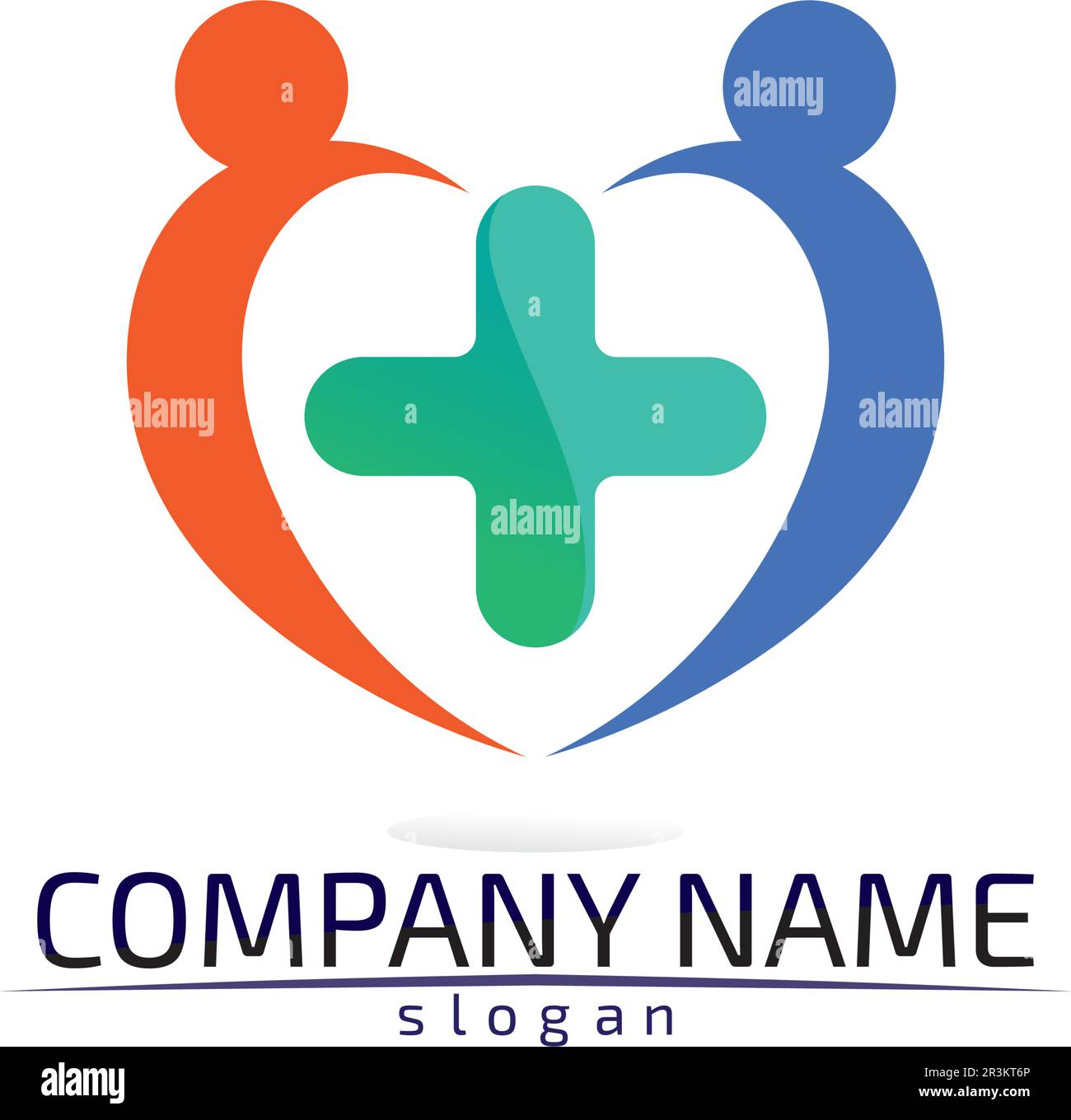 health logo care, medical, medicine, meditation and hospital design ...