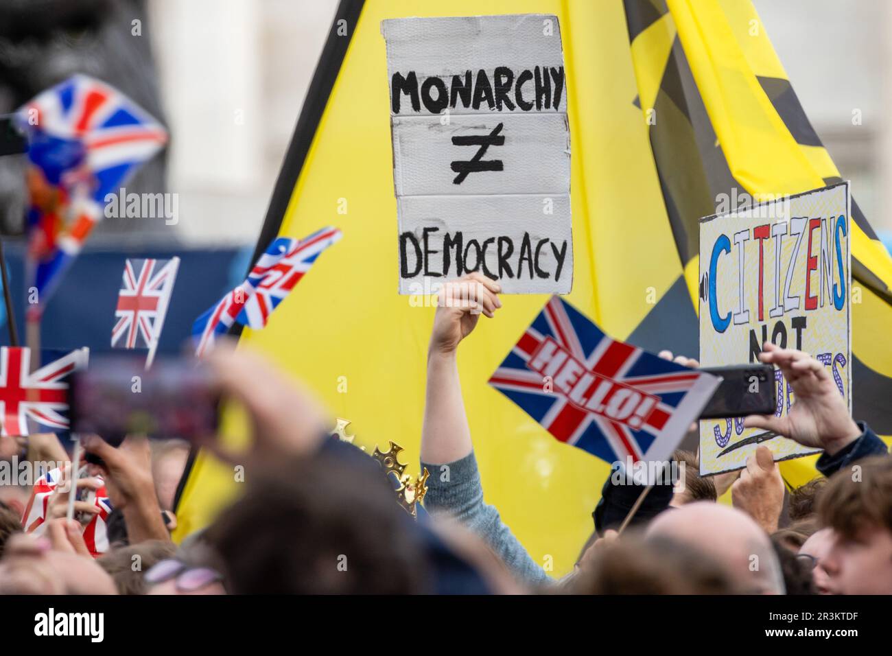 Hello union jack hi-res stock photography and images - Alamy