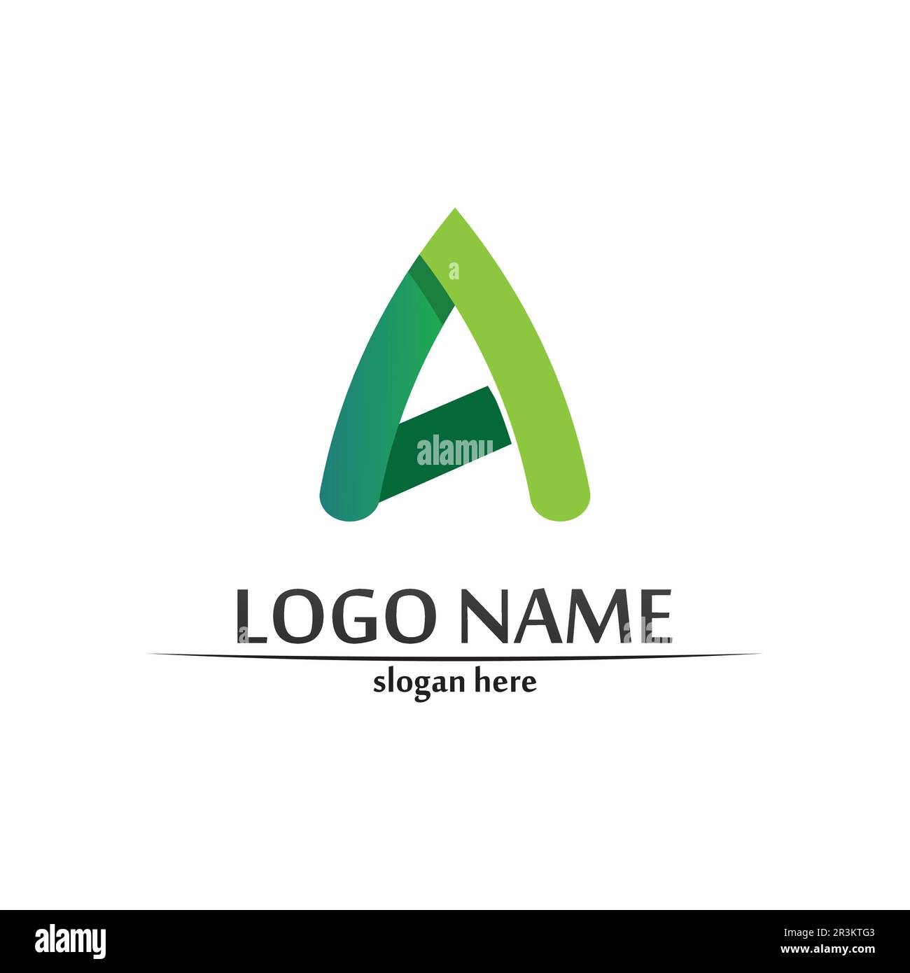 A Letter Template vector icon illustration design Stock Vector Image ...