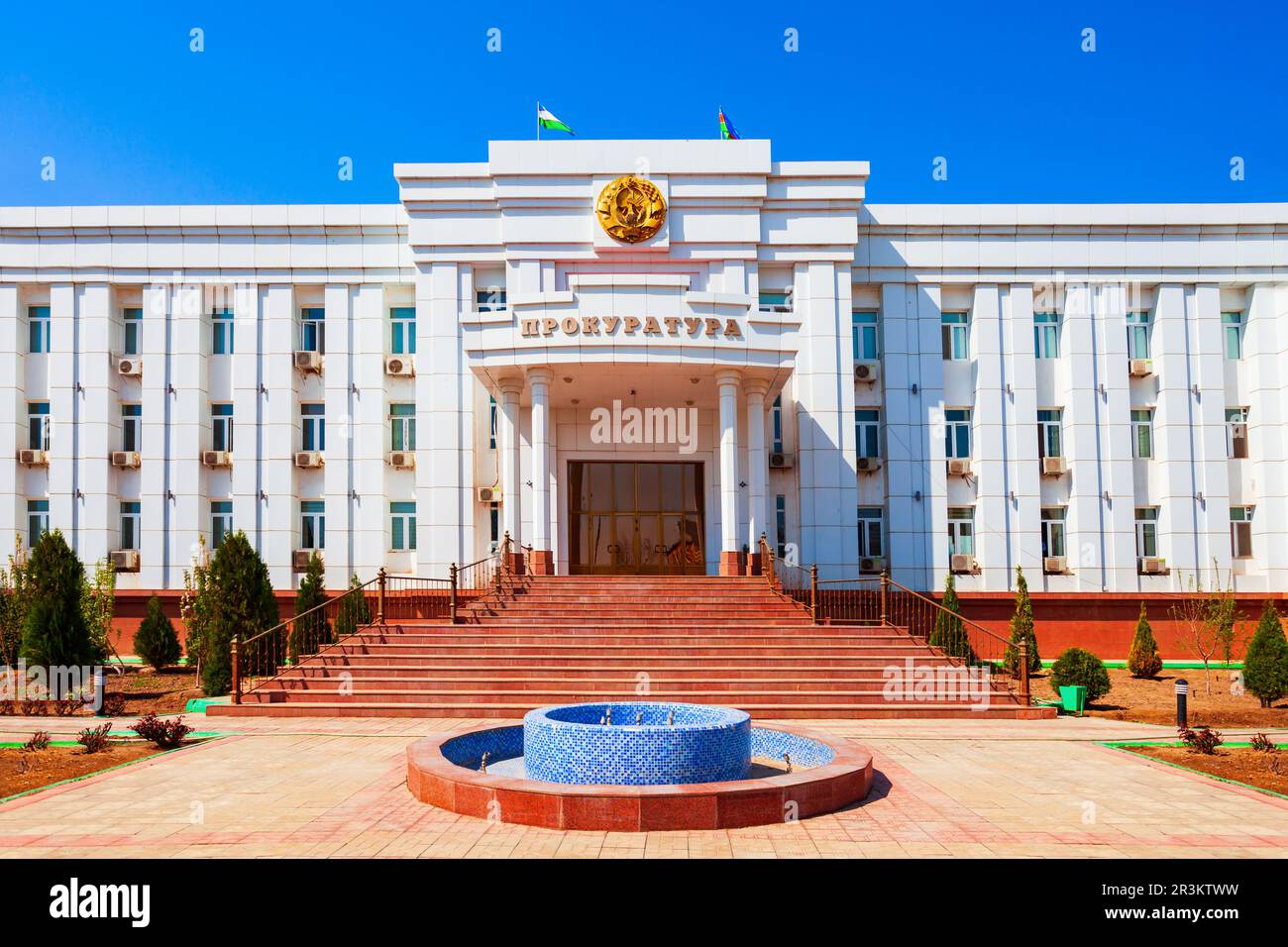 Prosecutors office building in the centre of Nukus city in ...