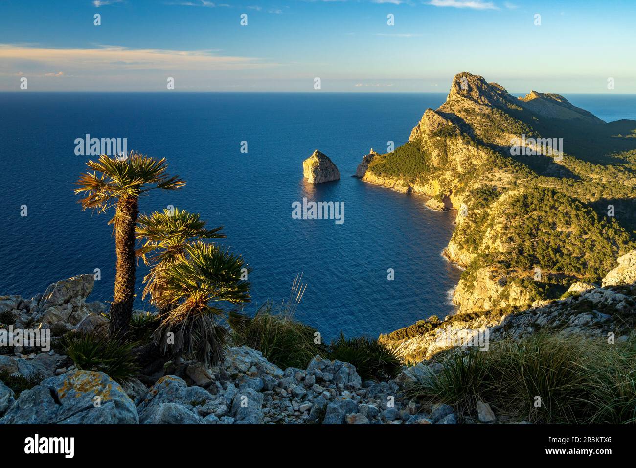 Cap formentor from Albercutx Watchtower on north west side of mallorca ...