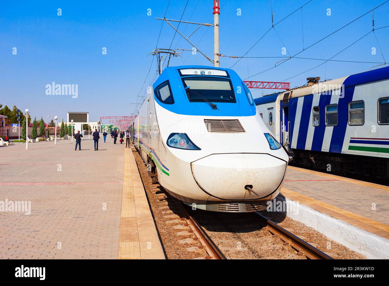 Bukhara, Uzbekistan - April 16, 2021: Afrosiyob or Afrosiab is a high ...