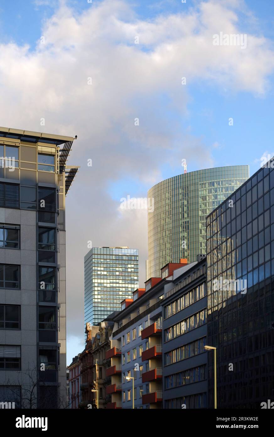 High-rise buildings in Frankfurt Stock Photo - Alamy