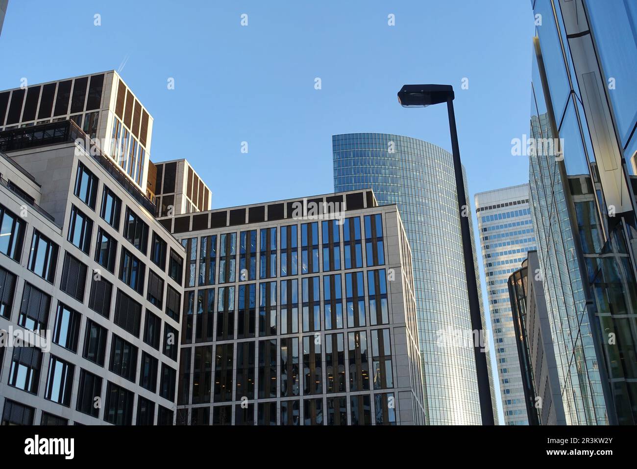 High-rise buildings in Frankfurt Stock Photo - Alamy