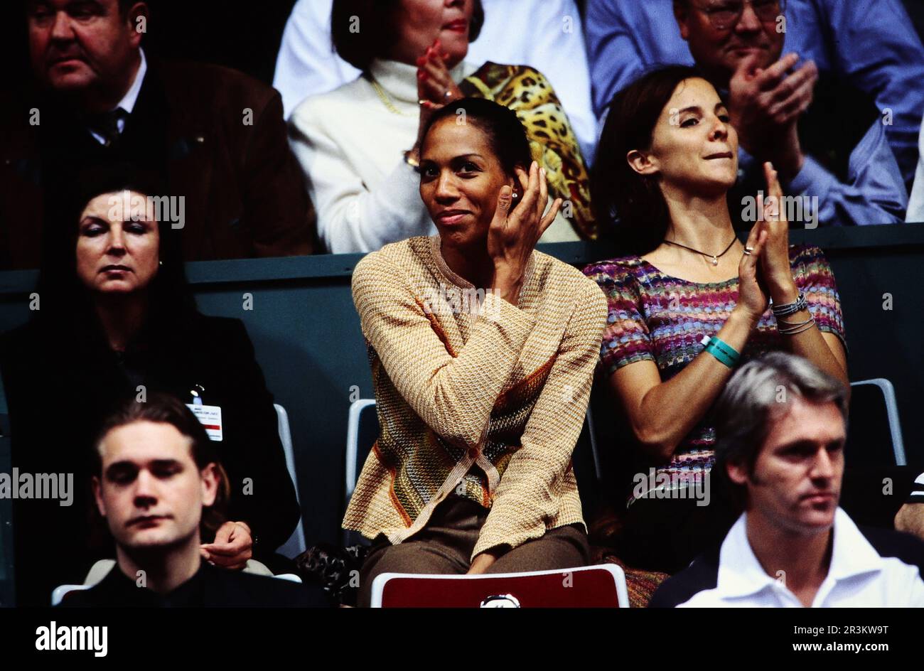 Barbara Becker als Zuschauerin von ihrem Ehemann und deutscher ...