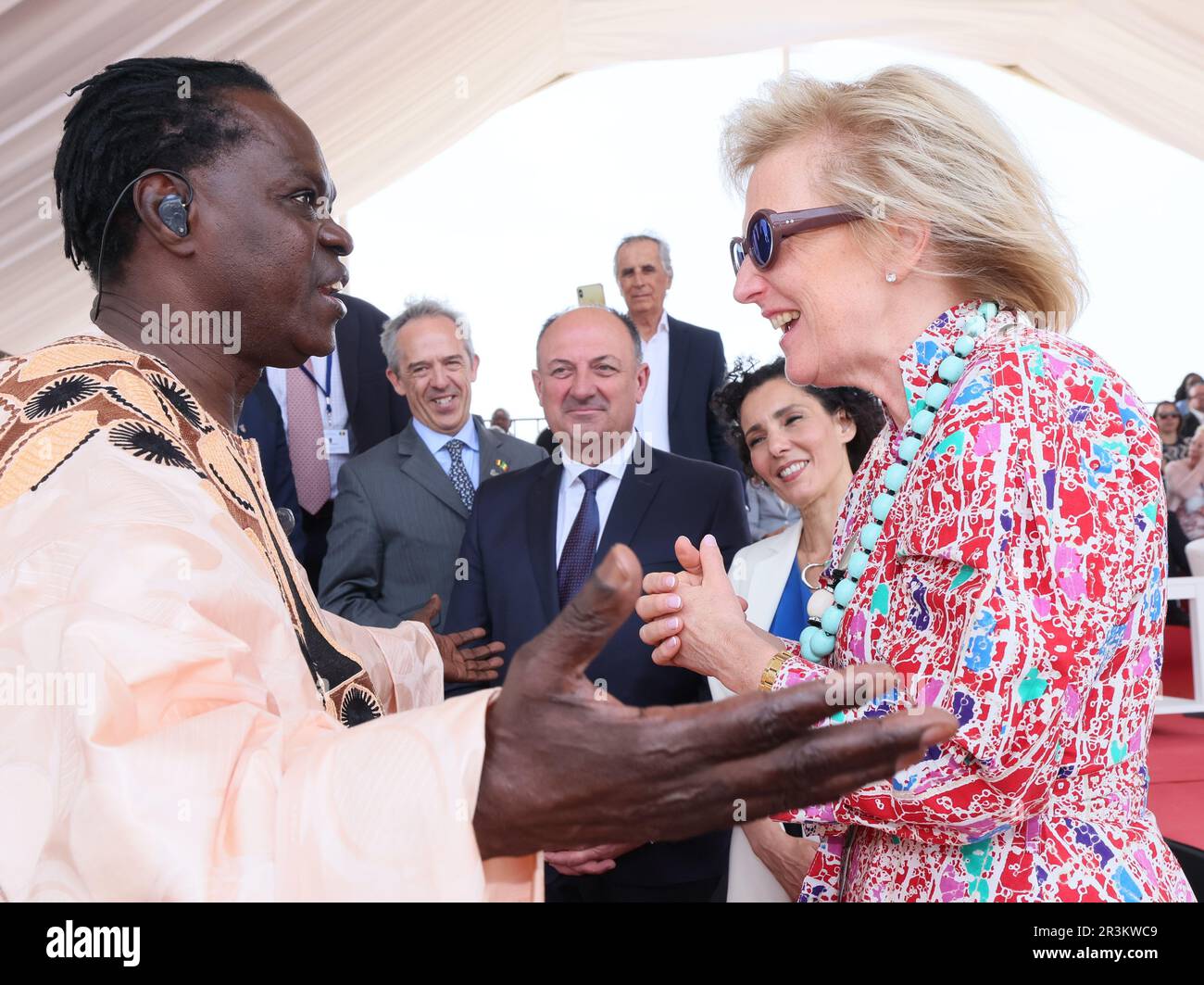 Dakar, Senegal. 24th May, 2023. Princess Astrid of Belgium pictured ...
