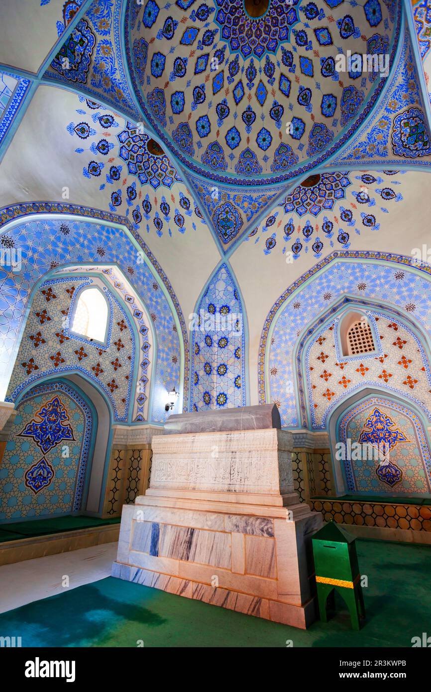 Shahrisabz, Uzbekistan - April 19, 2021: Dorut Tilovat Complex ornament ...