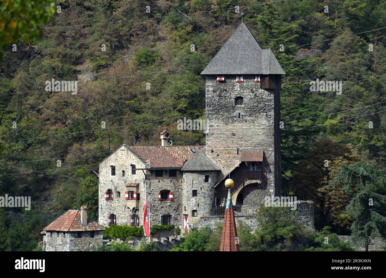 Bronzolo Castle in Chiusa, South Tyrol Stock Photo - Alamy