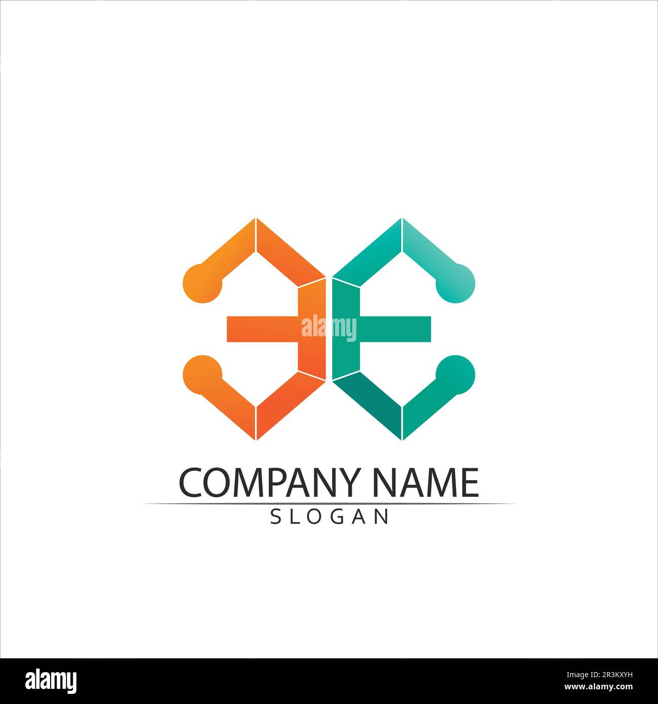 Vector e Abstract icons for letter E logo Stock Vector Image & Art - Alamy