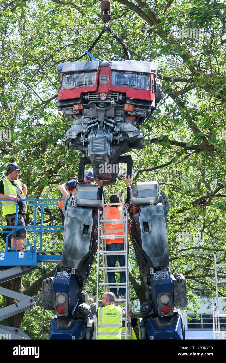 Leicester Square, London, UK. 24th May 2023. Transformers: Rise of the ...