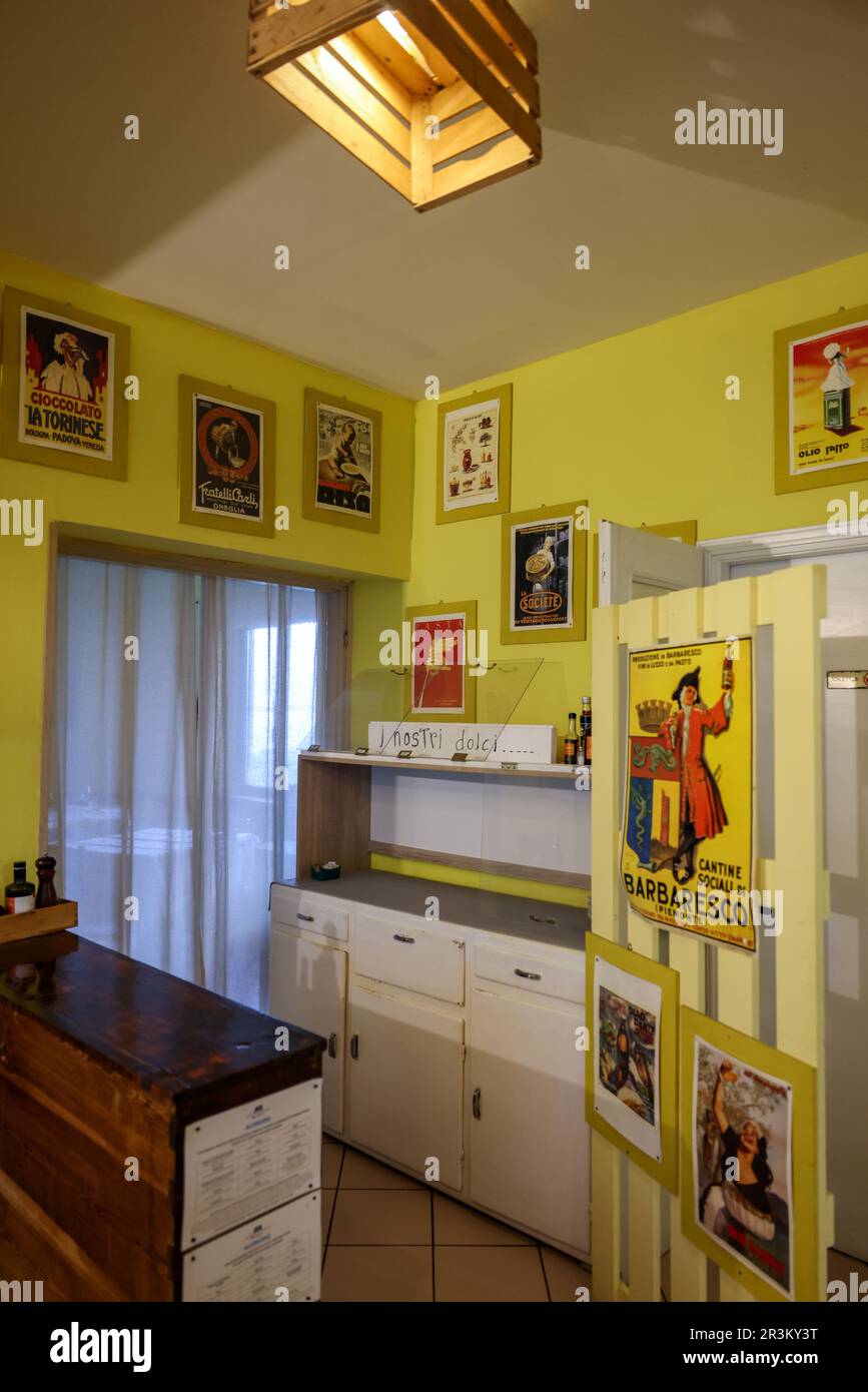 Albaretto della Torre, Italy - Sept 7, 2022: The interior of the family ...