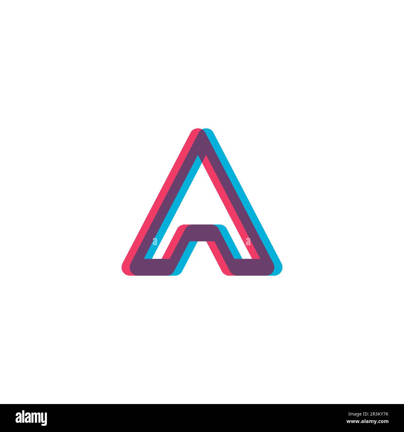 Vector illustration font Stock Vector Images - Alamy