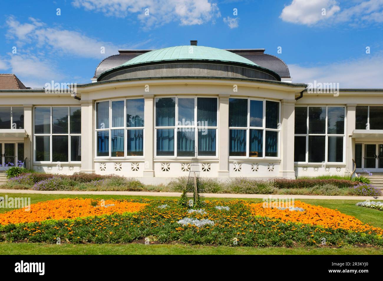 Spa gardens of Bad Salzuflen Stock Photo - Alamy