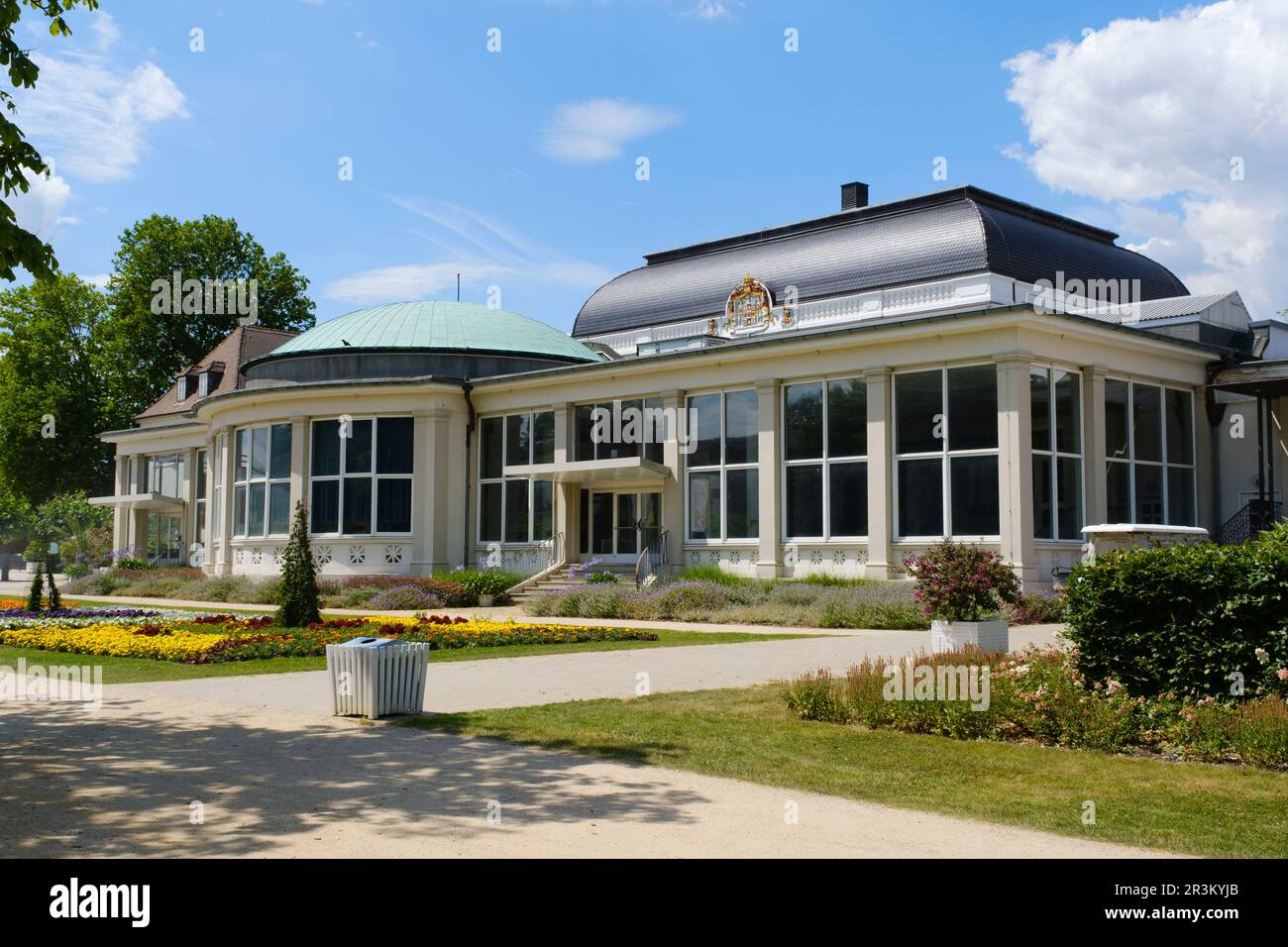 Spa gardens of Bad Salzuflen Stock Photo - Alamy