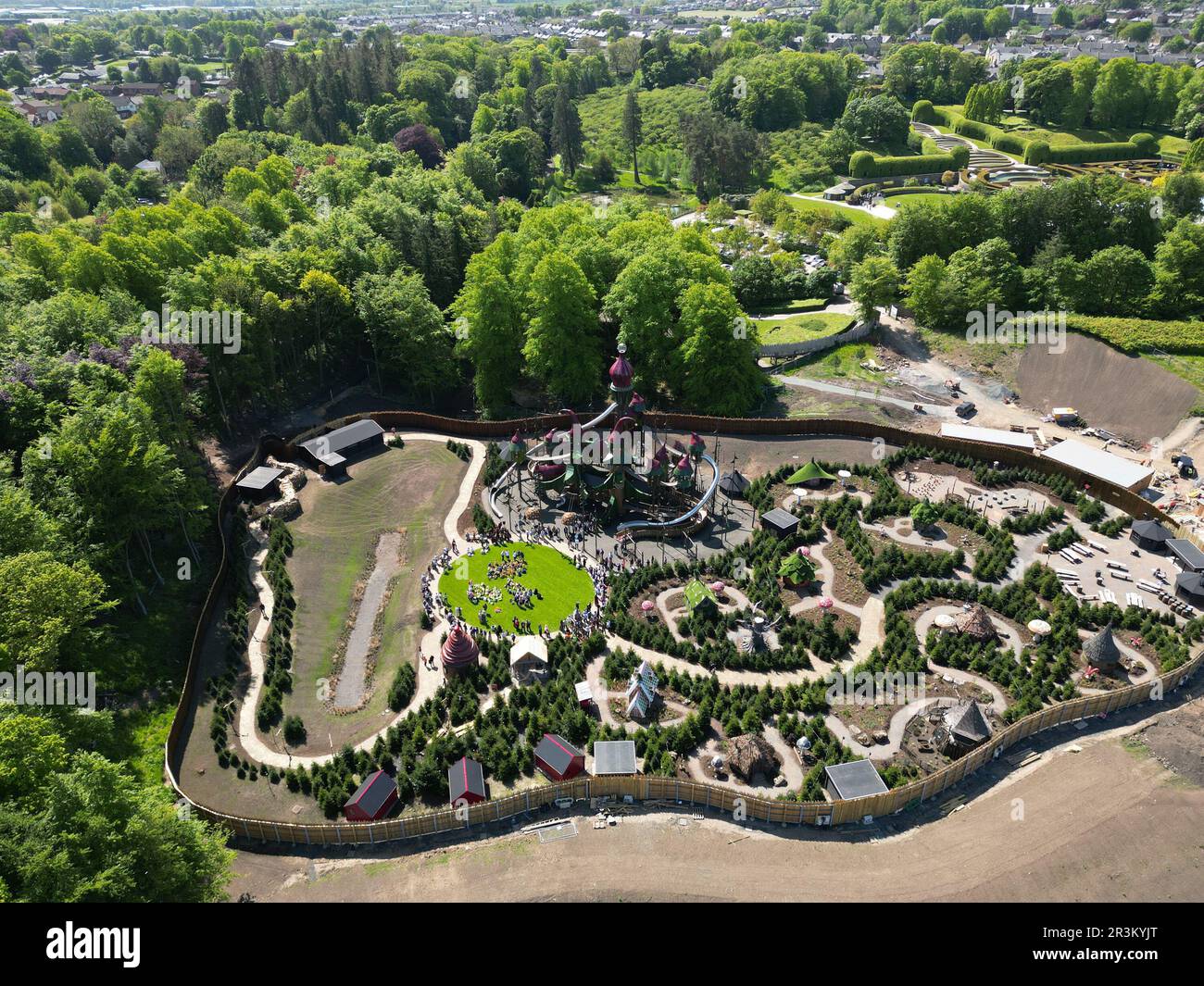 A view of 'Lilidorei', the brand-new attraction, created from the ...
