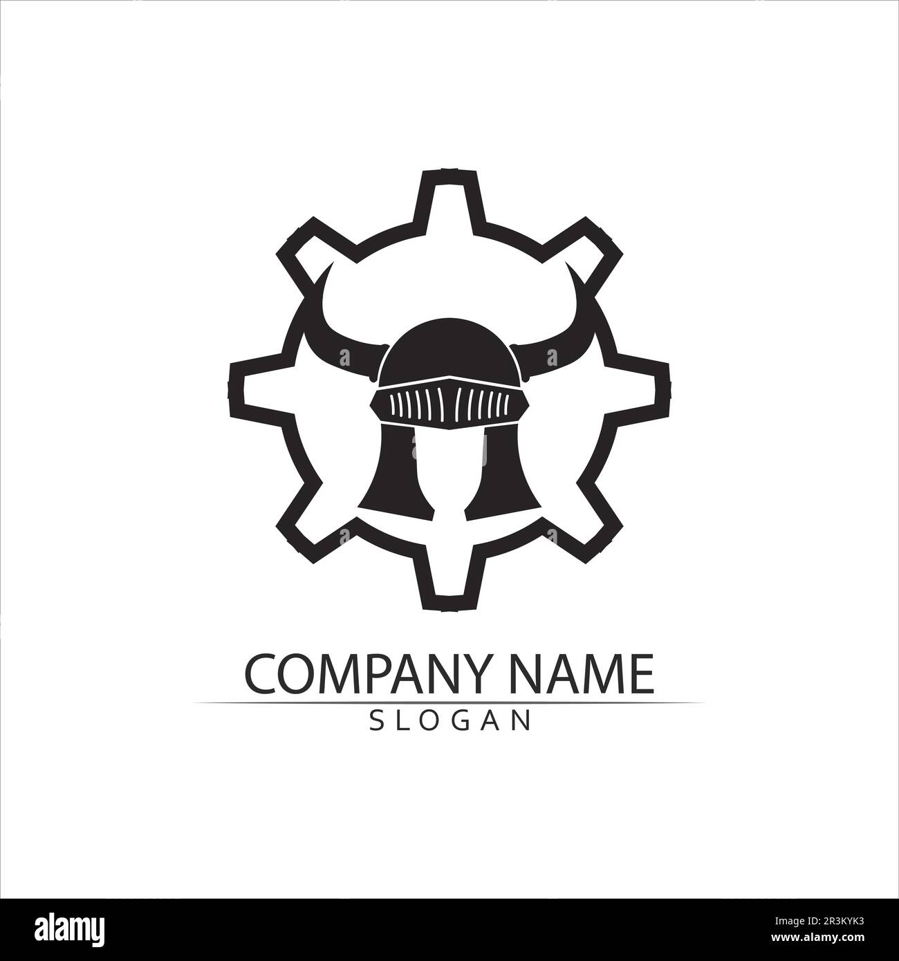 Helmet logo hi-res stock photography and images - Alamy