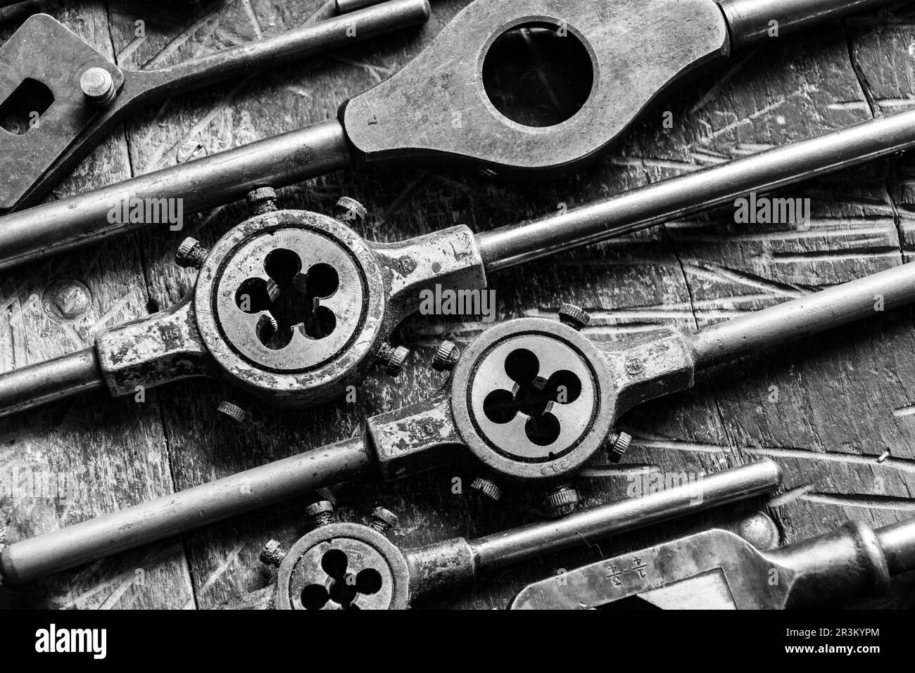 Tools in an old thermometer factory Stock Photo - Alamy