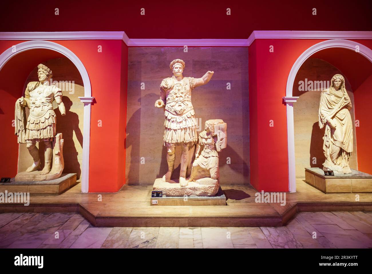 ANTALYA, TURKEY - SEPTEMBER 14, 2014: Antalya Archeological Museum is ...