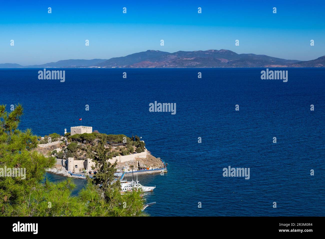 Kusadasi bird island Stock Photo - Alamy