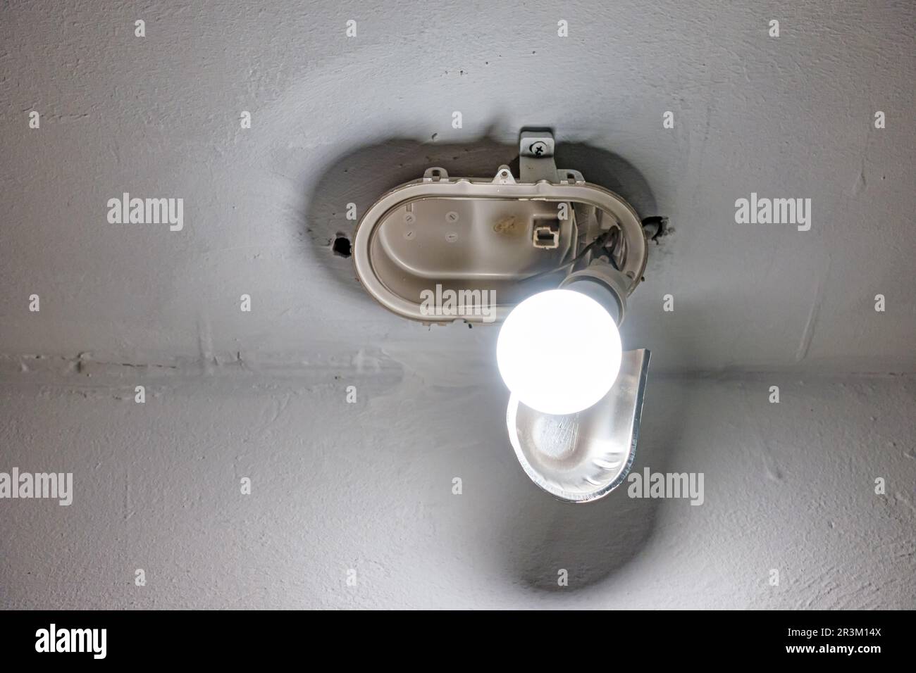 Defective electrical equipment risk of accident electric shock Stock ...