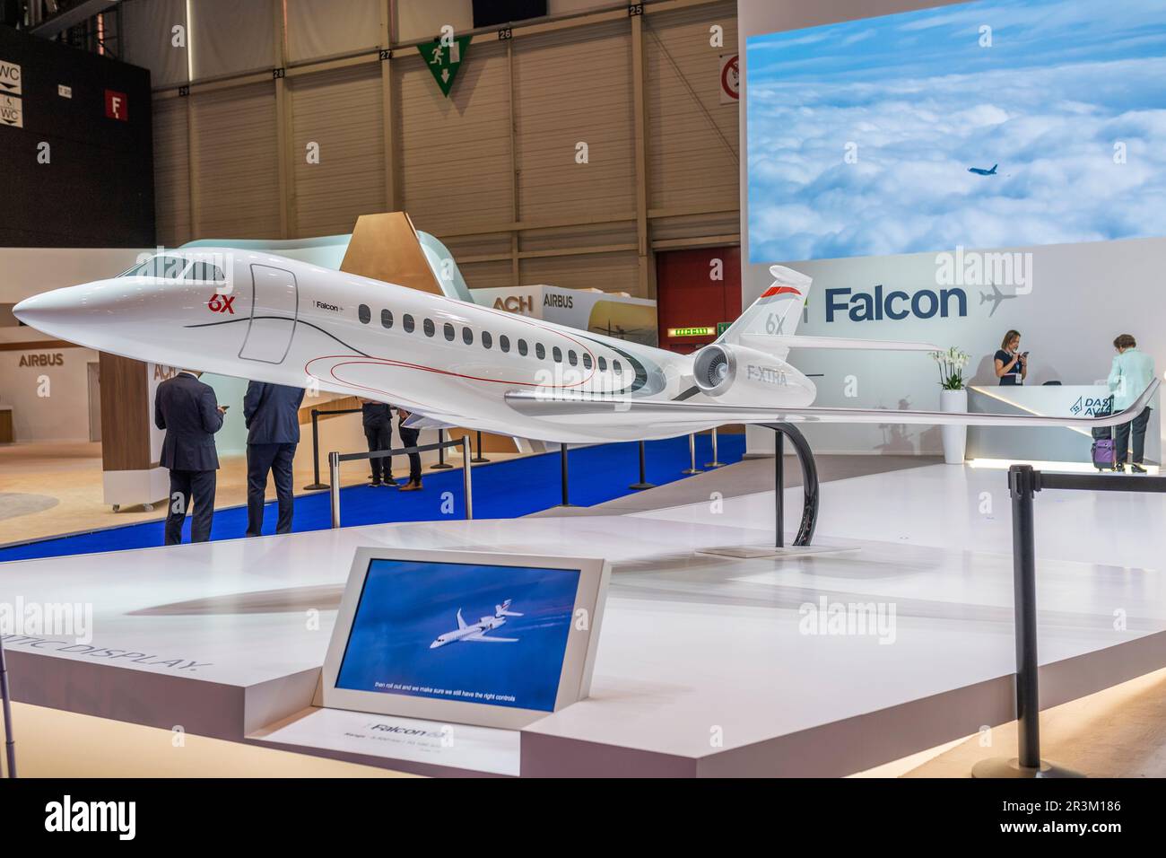 Geneva, Switzerland. 24th May, 2023. Introduction of the Dassault Aviation Falcon 6x (model ...