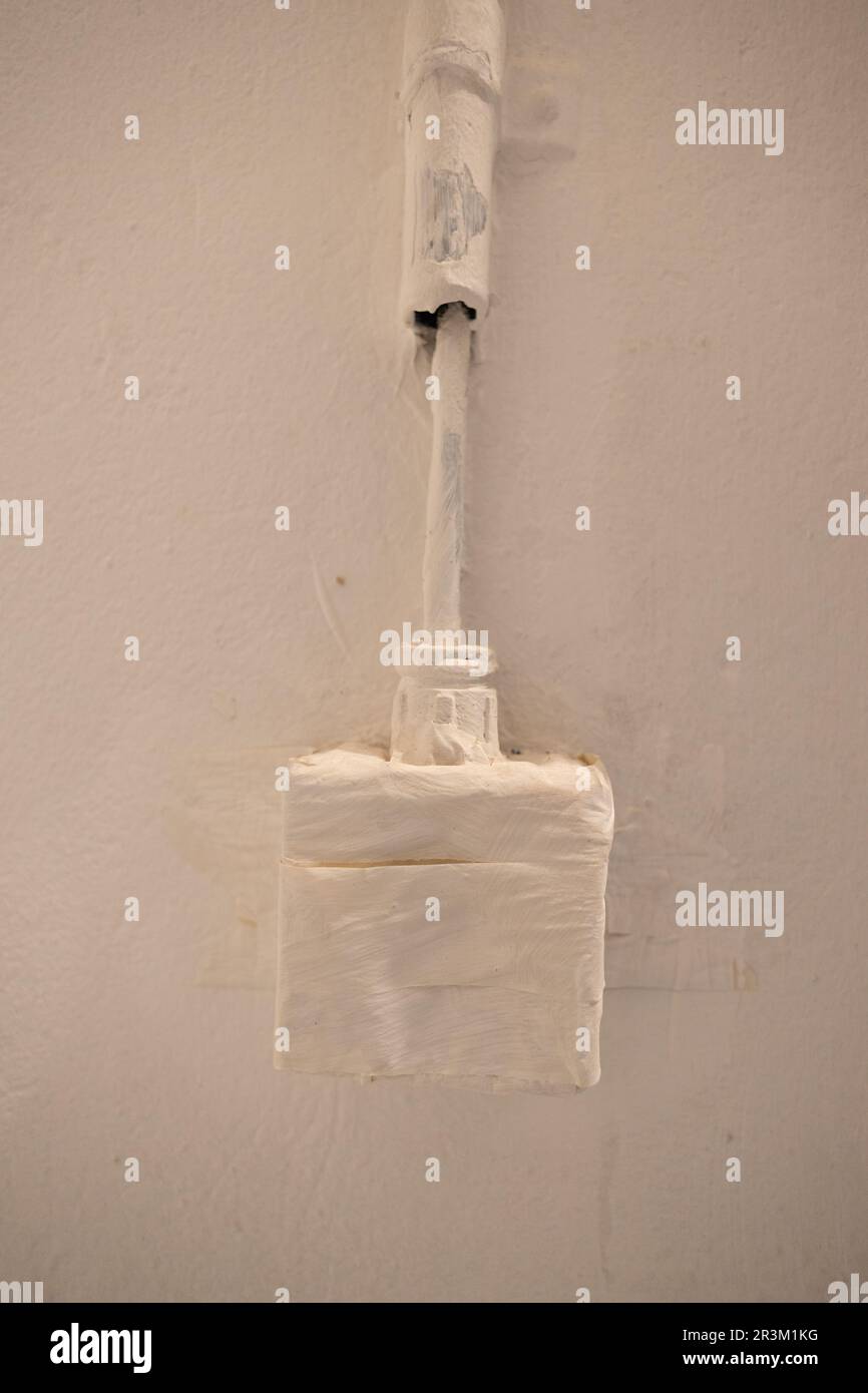 Defective electrical equipment risk of accident electric shock Stock ...