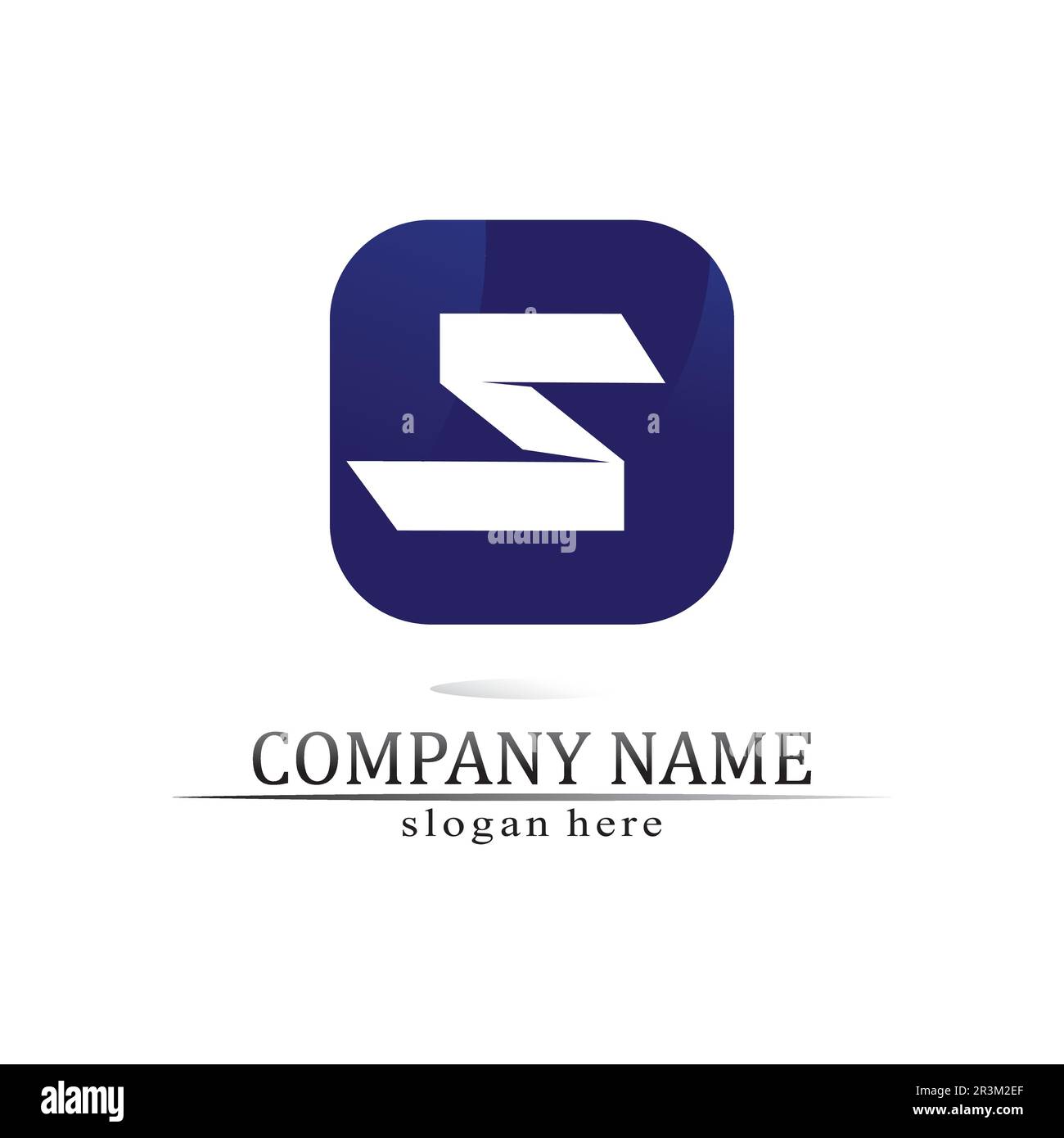 Business corporate S letter logo design vector Stock Vector Image & Art ...