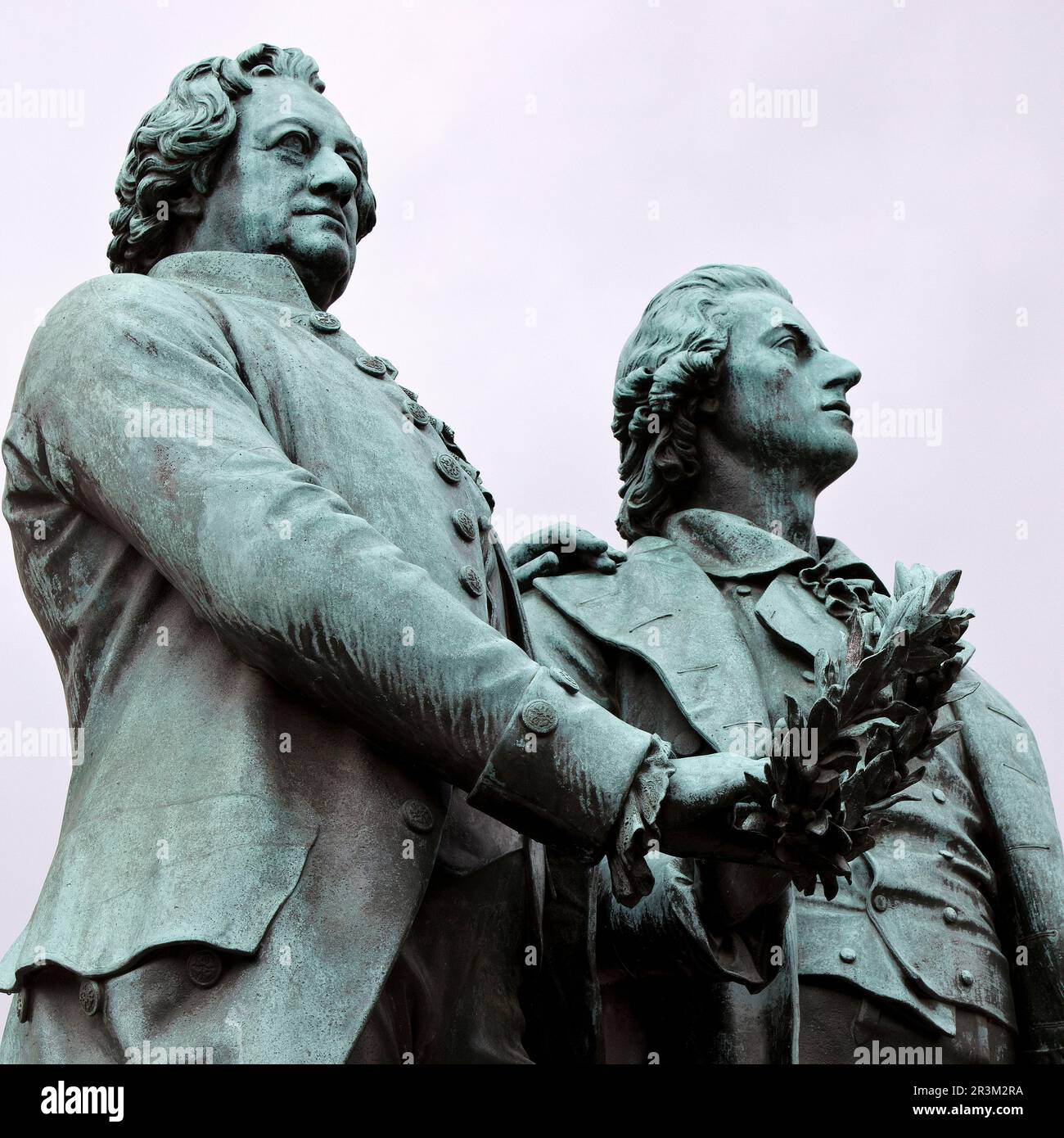 Double statue Goethe Schiller Monument by Ernst Rietschel, Weimar ...