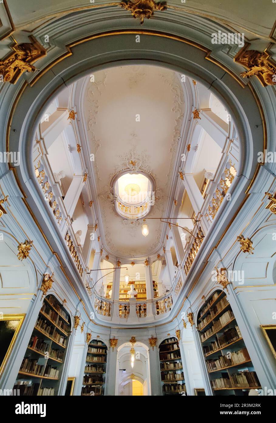 Duchess Anna Amalia Library, Rococo Hall, UNESCO World Heritage, Weimar ...