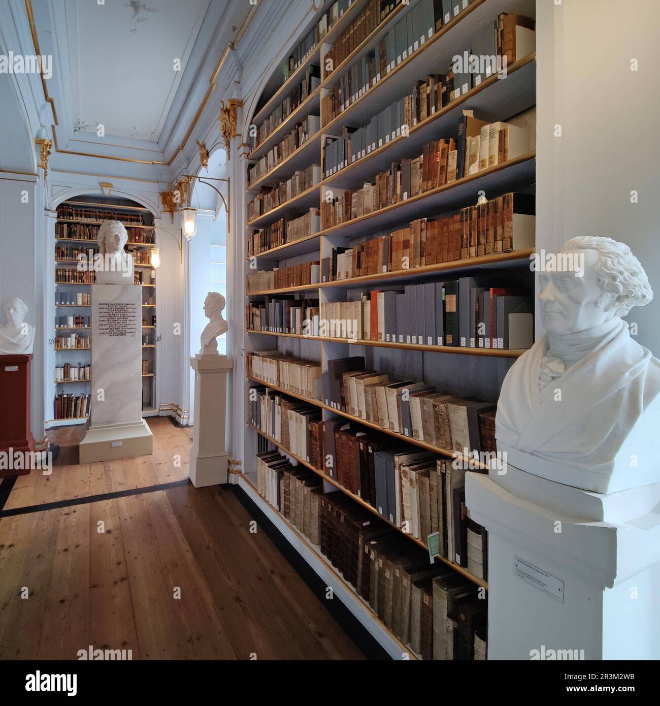 Duchess Anna Amalia Library, Rococo Hall, UNESCO World Heritage, Weimar ...