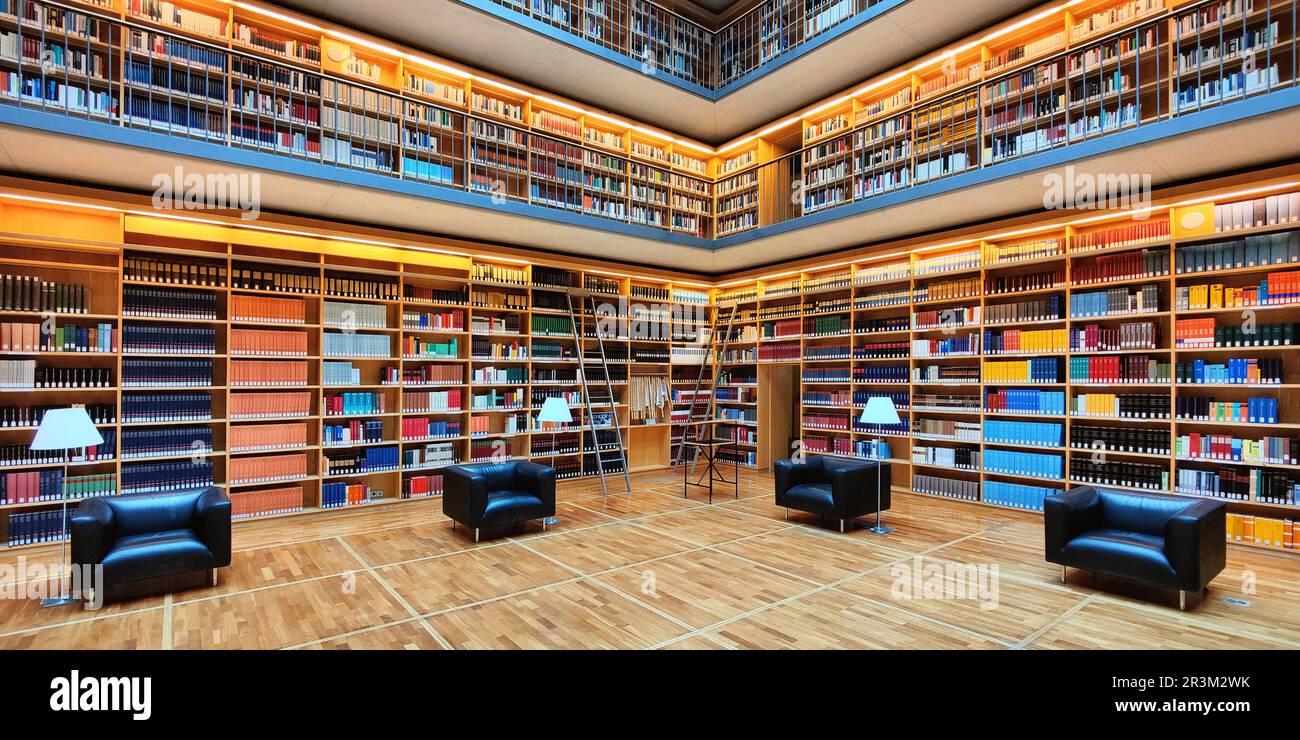 Book cube, extension of the Duchess Anna Amalia Library, Weimar ...