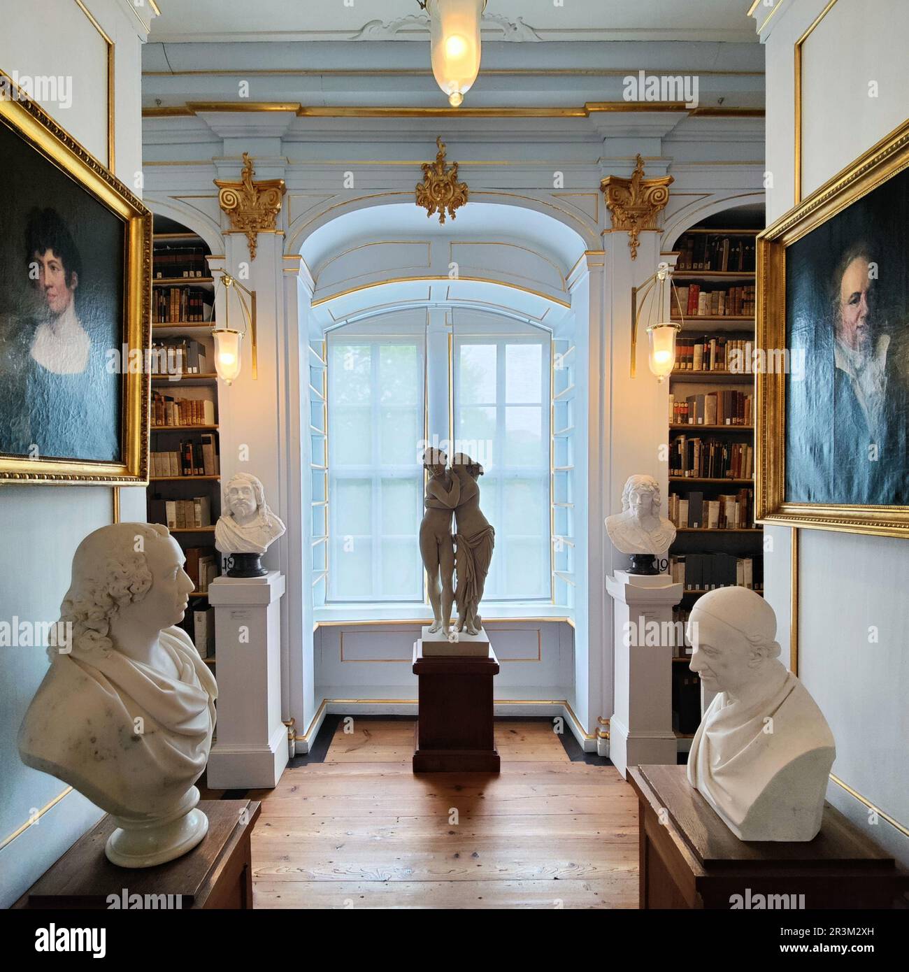 Duchess Anna Amalia Library, Rococo Hall, UNESCO World Heritage, Weimar ...