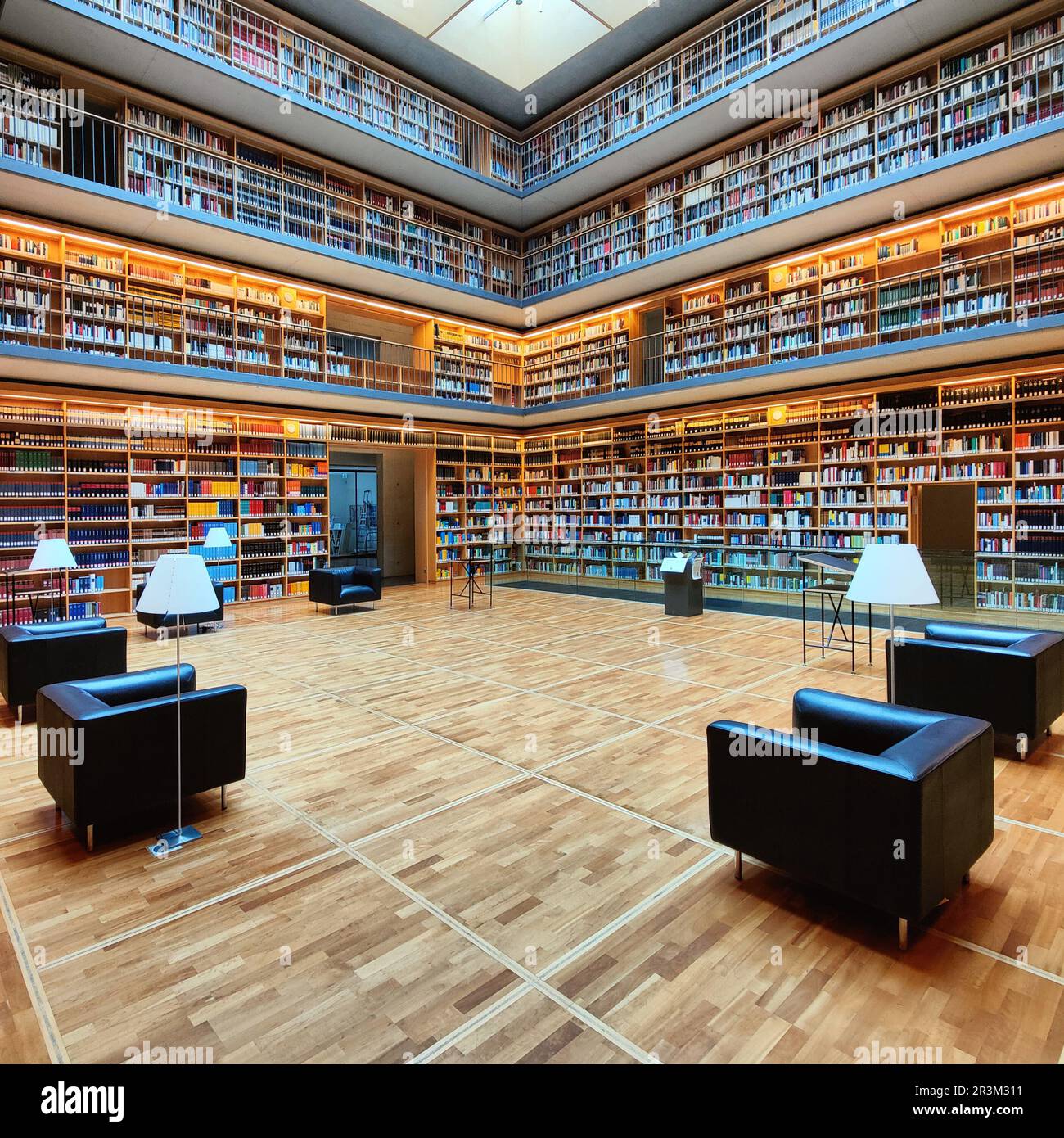 Book cube, extension of the Duchess Anna Amalia Library, Weimar ...