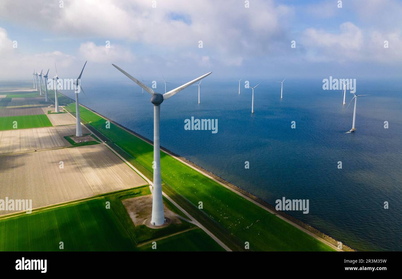 Windmill turbines during winter hi-res stock photography and images - Alamy