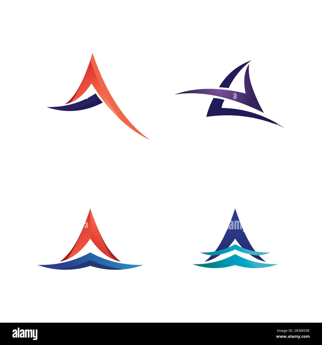 A Letter Template vector icon illustration design Stock Vector Image ...